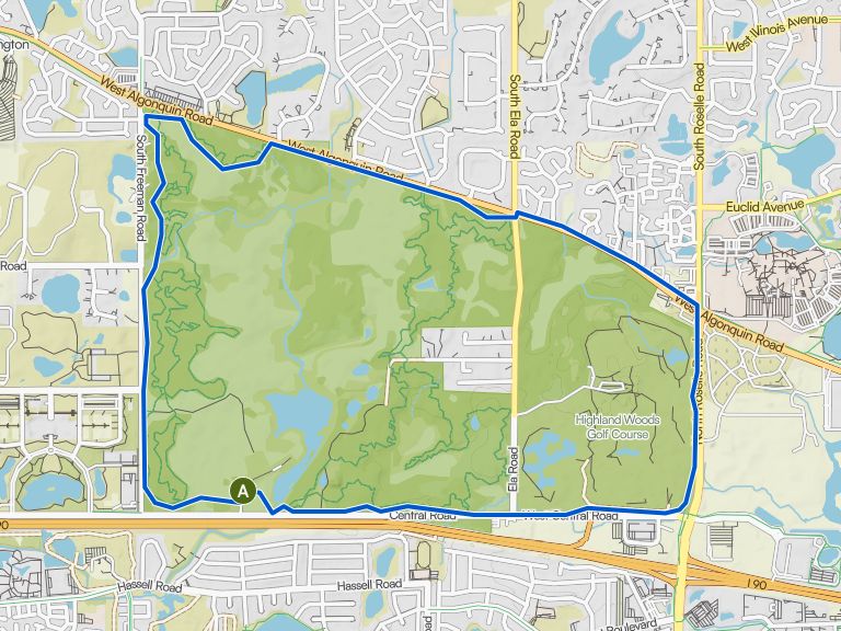 Paul Douglas Red Paved Trail loop — Paul Douglas Forest Preserve | run ...